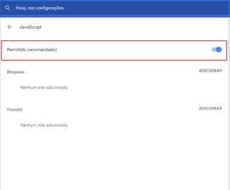 Como desativar JavaScript no Google Chrome - CCM