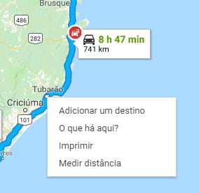 Calcular uma rota no Google Maps