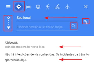 Calcular uma rota no Google Maps